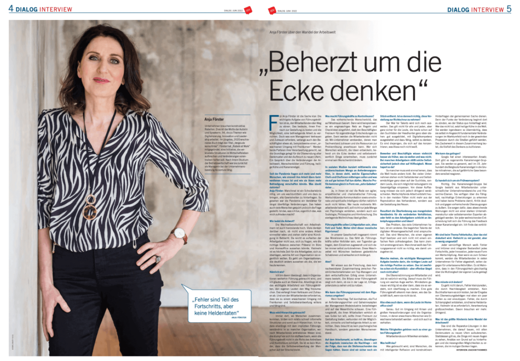 Impulsvortrag: Wo alle gleich denken, denkt keiner viel